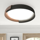 Round LED Flush Mount Ceiling Light | yiilighting, Acrylic & Metal ...